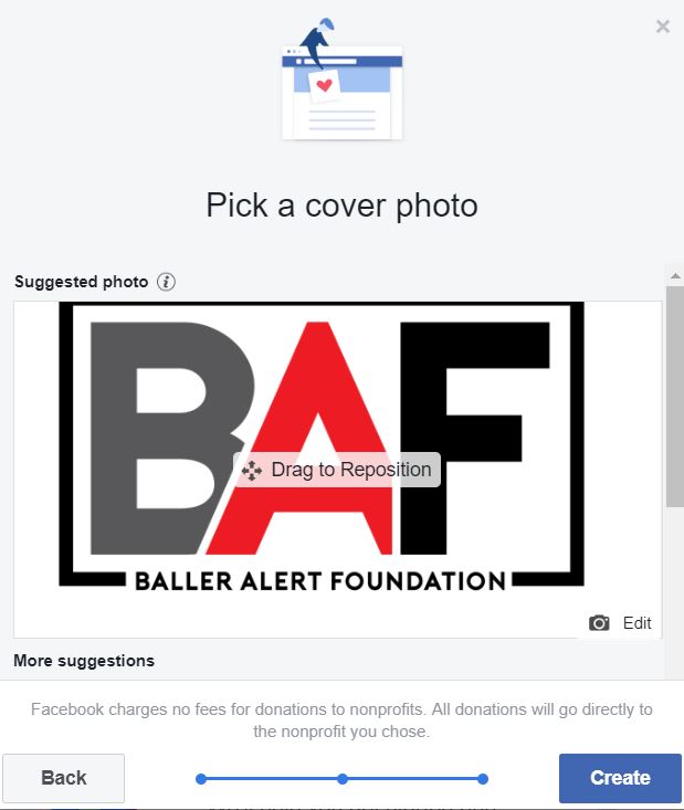 Facebook Birthday Fundraiser – Baller Alert Foundation